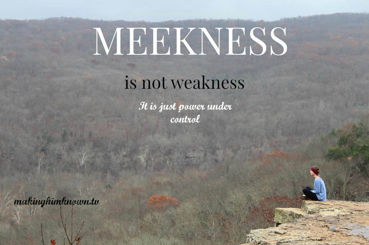 The Beatitudes: 5 Ways to Be Meek Not Weak - Making Him Known