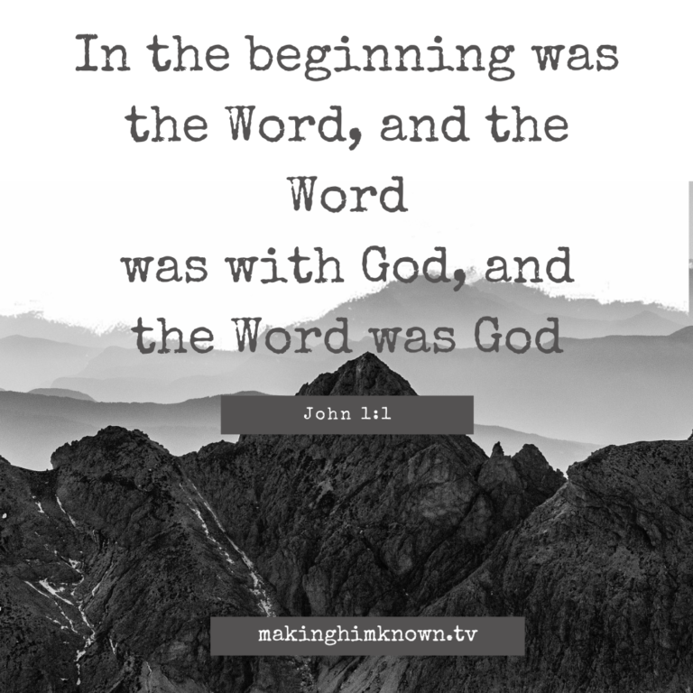 Jesus in Genesis: How Christ Was Present at Creation - Making Him Known