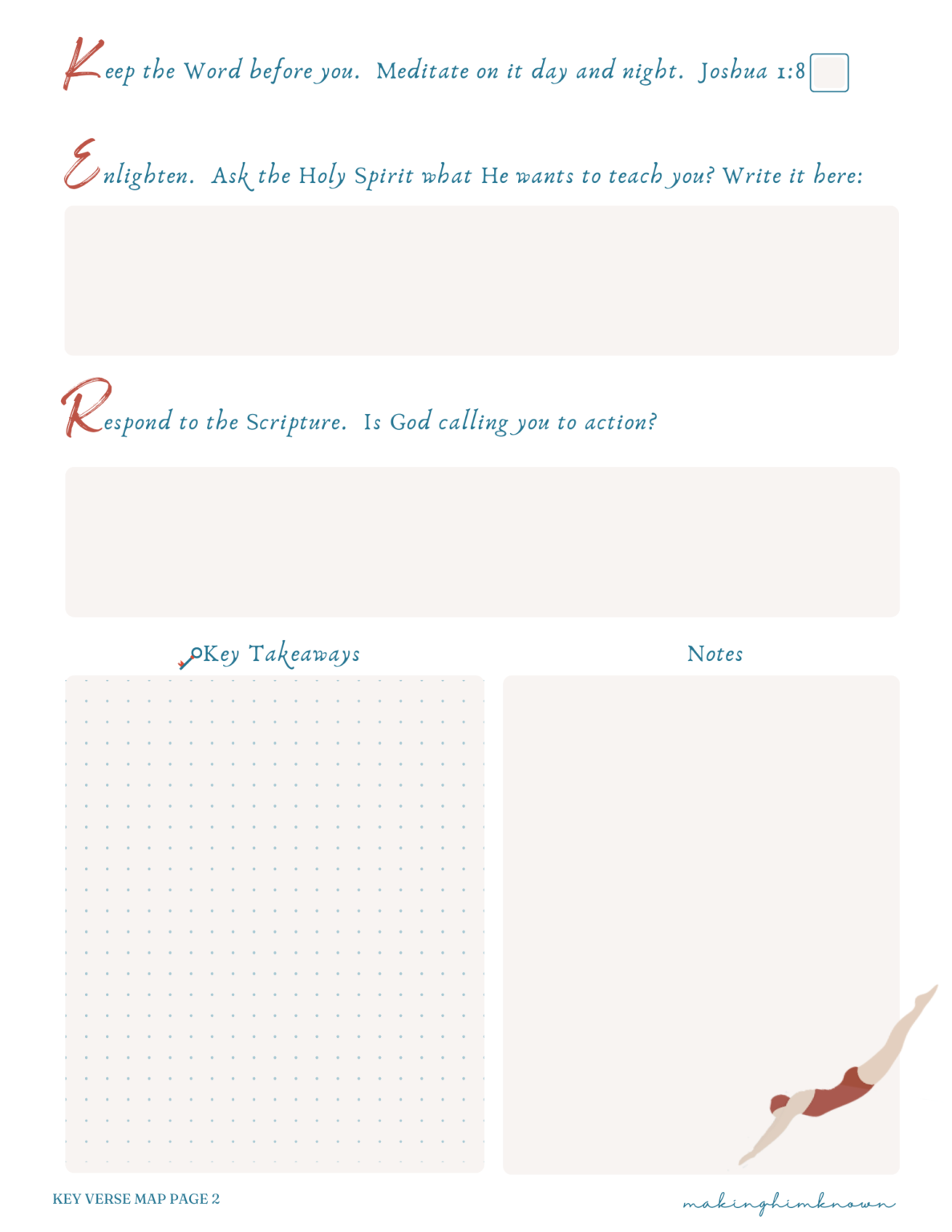 DEEP Bible Study: How to Map a Key Verse - Making Him Known