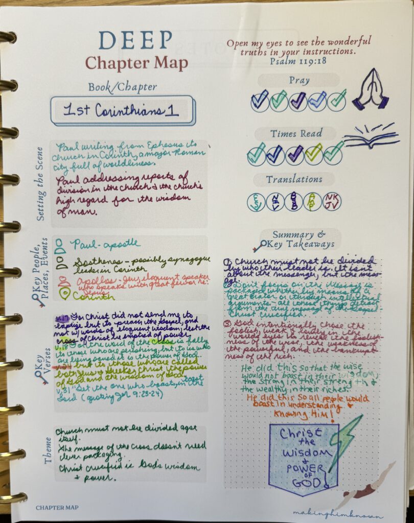 Bible Chapter Mapping Step-By-Step Guide: Transform Your Study with the ...
